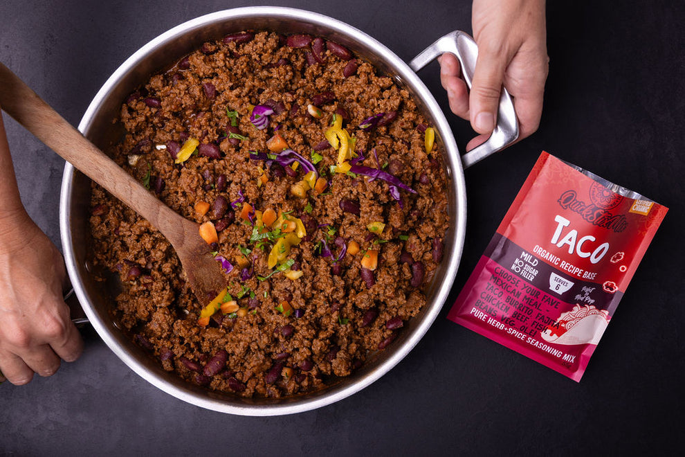 Taco Quick Stix Mix 55g - organic recipe base & seasoning – Lovemyearth