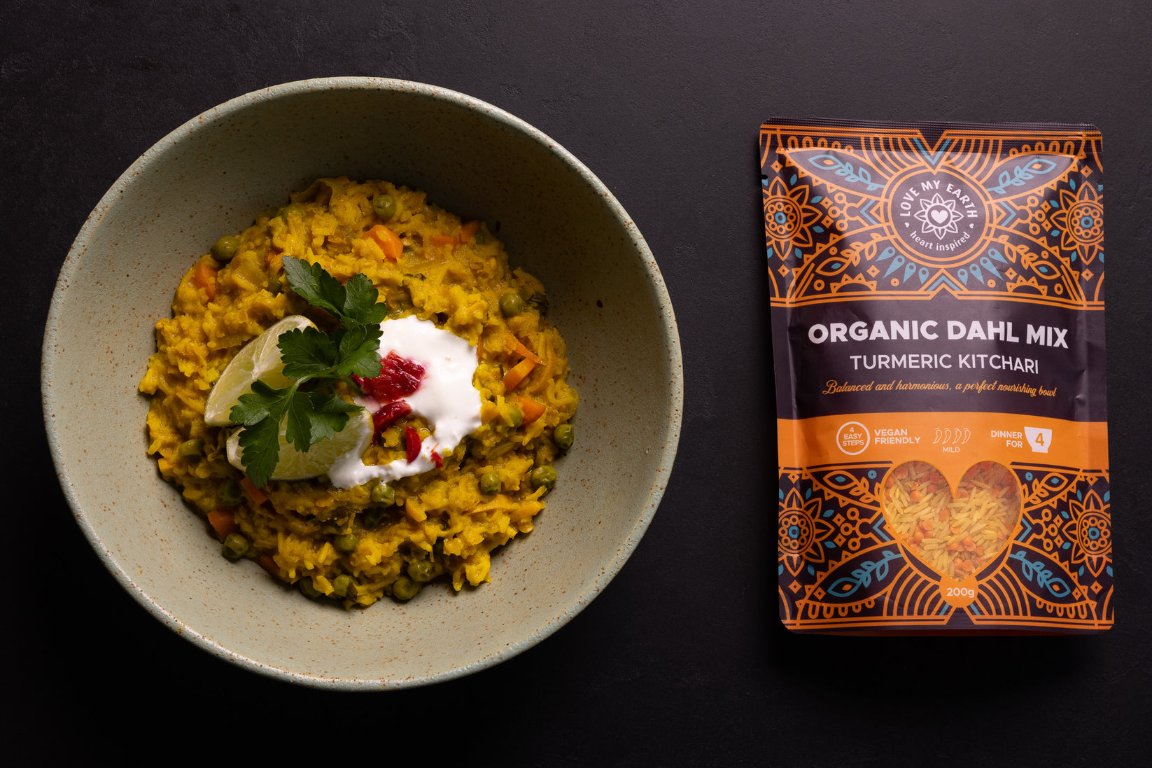 Organic Dahl Mix TURMERIC KITCHARI – Lovemyearth